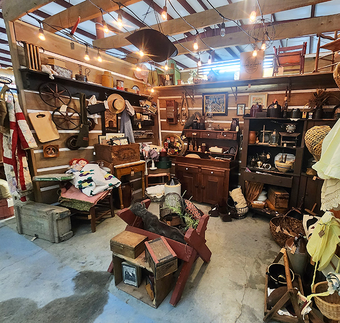 Every corner of 112 Antique Mall tells a story. This booth perfectly captures the organized chaos that makes treasure hunting so addictive.