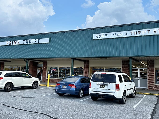The unassuming exterior hides a treasure trove within. Like finding a secret passage in your favorite mystery novel, Prime Thrift awaits your discovery.
