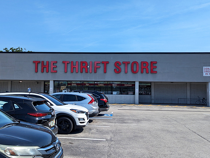 The no-frills exterior says it all &ndash; straightforward, honest, and promising treasures within that won't break your bank account.