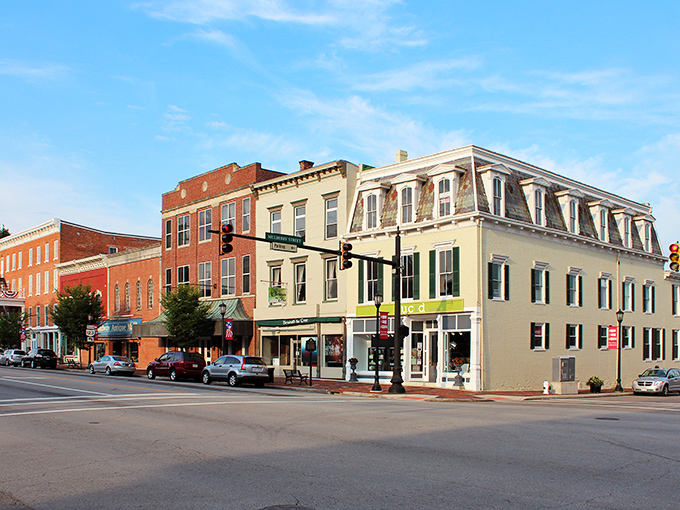 Downtown Lebanon's historic buildings stand like a living museum, where brick facades tell stories of generations past while housing today's treasures.