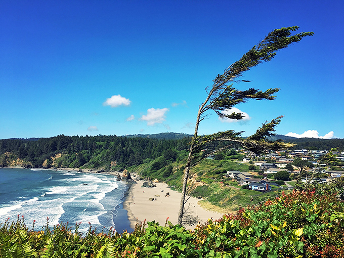 Nature's perfect balancing act: Trinidad's homes perch dramatically between forest and sea, like California's version of an Italian coastal village.