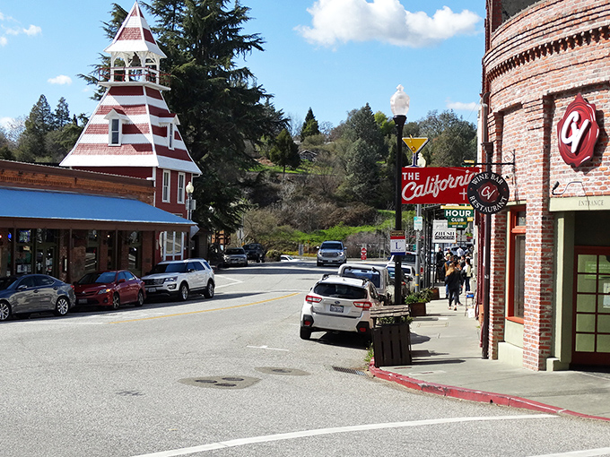 Old Town Auburn's brick facades and colorful awnings create a movie-set charm that's refreshingly authentic. Small-town California at its most picturesque.