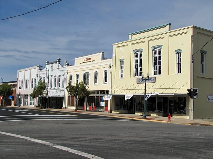 Quincy's historic downtown storefronts stand like a time capsule of small-town charm, where window shopping doesn't require a second mortgage.