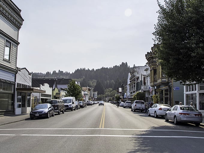 Main Street stretches before you like a movie set, but this is no Hollywood fabrication&mdash;it's Ferndale's authentic Victorian charm in real life.