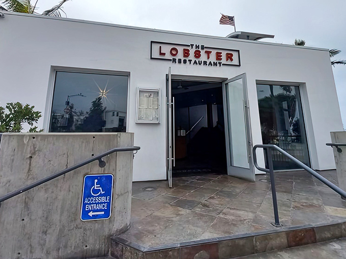 The unassuming white exterior of The Lobster belies the culinary treasures within, like finding a pearl in the most ordinary-looking oyster.