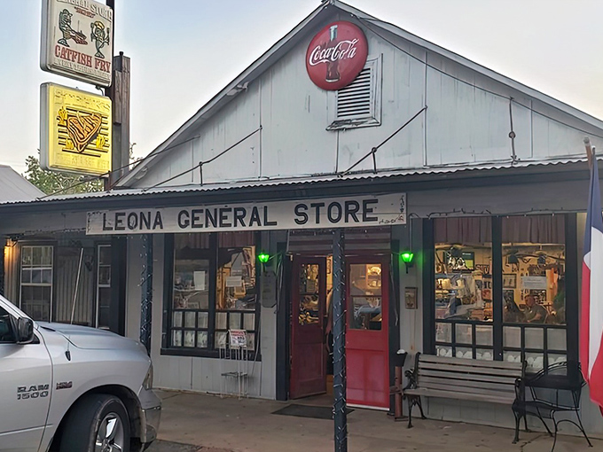 The Leona General Store stands ready like a friend who always has dinner waiting for you.