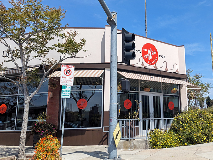 The corner spot that launched a thousand breakfast dreams. The Coffee Company's welcoming exterior promises culinary comfort without pretension.
