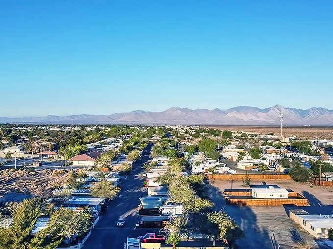 Ridgecrest sprawls across the desert floor like a modest chess board, where every home is a potential castle and the mountains stand guard.