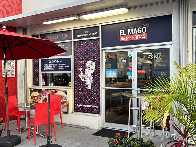 The unassuming storefront of El Mago De Las Fritas stands like a beacon of culinary promise on SW 8th Street, Miami's flavor highway.