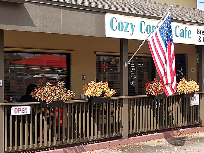 The unassuming exterior of Cozy Corner Cafe proves once again that Florida's best breakfast treasures often hide in plain sight.
