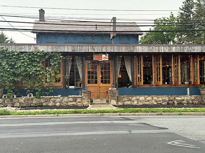 This charming facade whispers promises of culinary adventures that'll make your passport jealous of your taste buds.