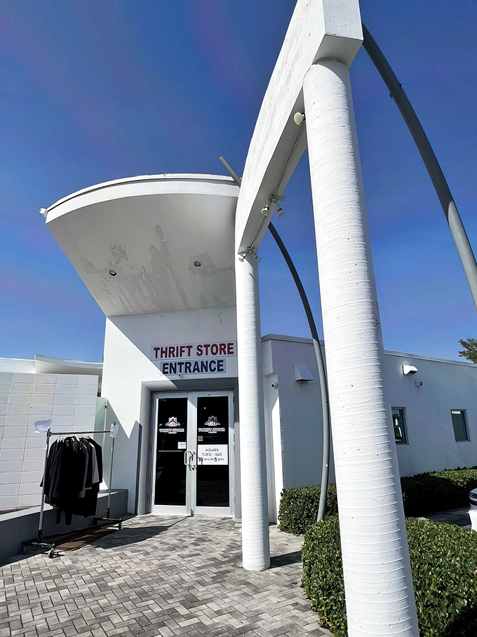 The unassuming entrance belies what awaits inside&mdash;like finding the door to Narnia in an ordinary wardrobe, but with better bargains.