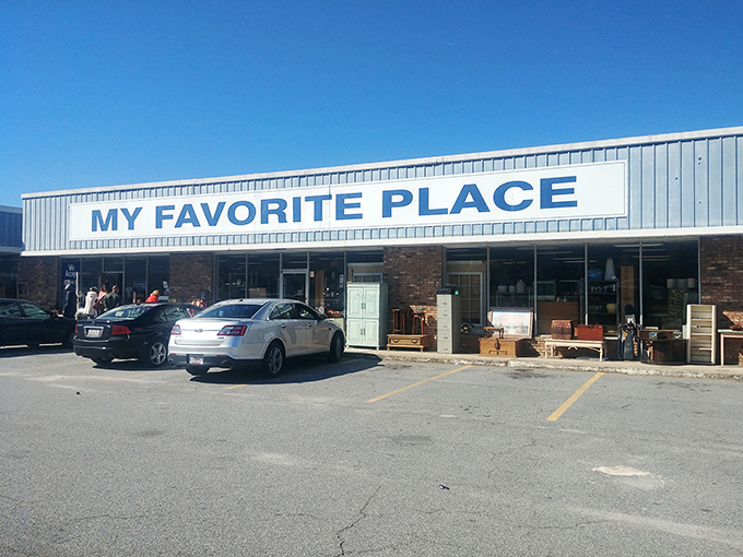 The unassuming storefront of My Favorite Place in Chamblee hides a treasure trove that would make Indiana Jones rethink his career choice.