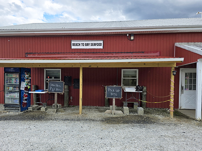The bright red barn-like exterior of Beach to Bay Seafood isn't trying to impress anyone&mdash;until you taste what's inside. Maryland's seafood gems often hide in plain sight.