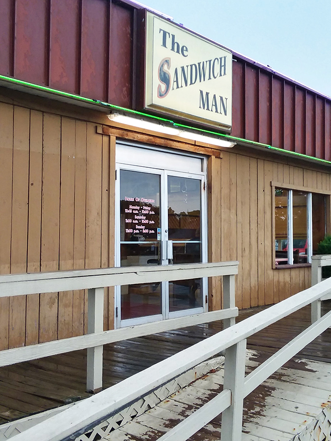 The unassuming exterior of The Sandwich Man belies the culinary treasures within. Sometimes the best food comes from places that invest in flavor rather than fa&ccedil;ade.