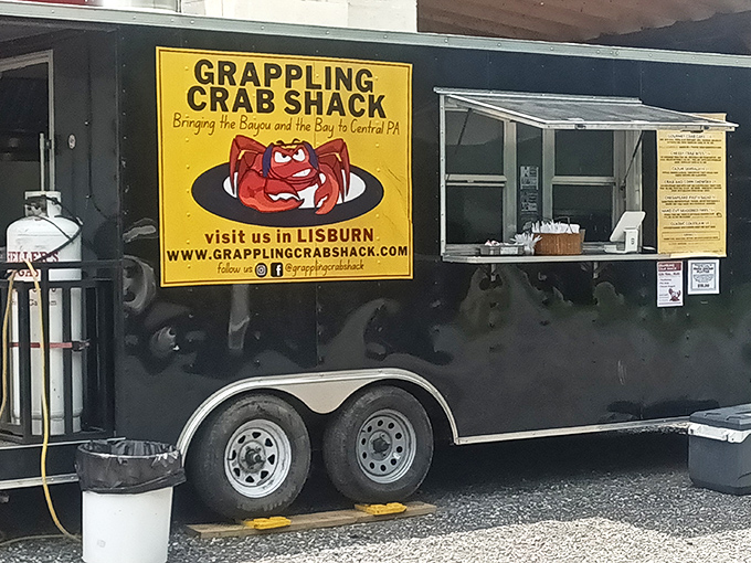 The iconic Grappling Crab Shack food truck brings coastal seafood magic to landlocked Pennsylvania, no pretension required.