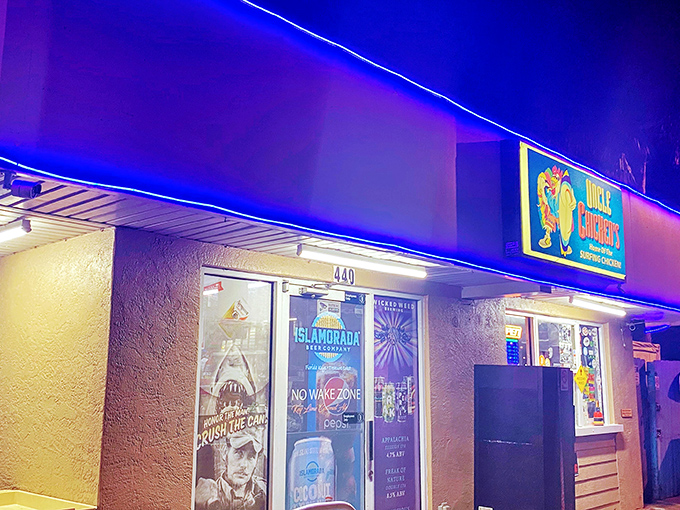 The neon blue glow of Uncle Chicken's at night isn't just a beacon for hungry travelers&mdash;it's practically a lighthouse for flavor-seeking souls.