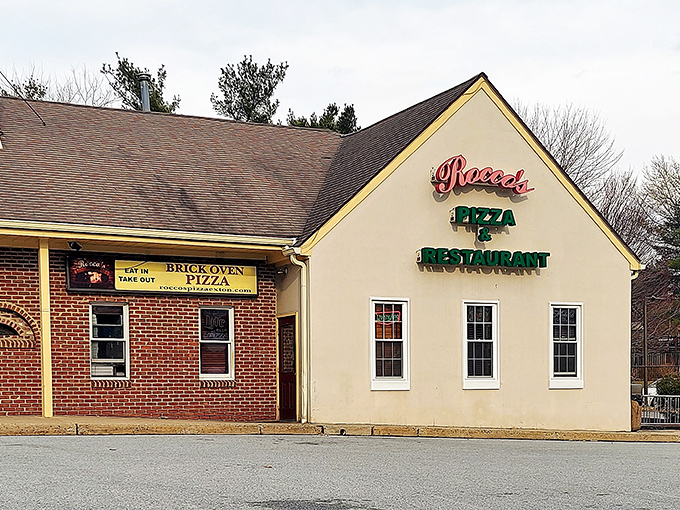 The unassuming exterior of Rocco's might not scream "food paradise," but locals know that culinary treasures often hide behind modest facades.