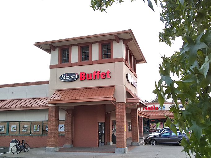 The unassuming exterior of Mizumi Buffet stands like a culinary speakeasy&mdash;modest on the outside, but inside? That's where the magic happens.