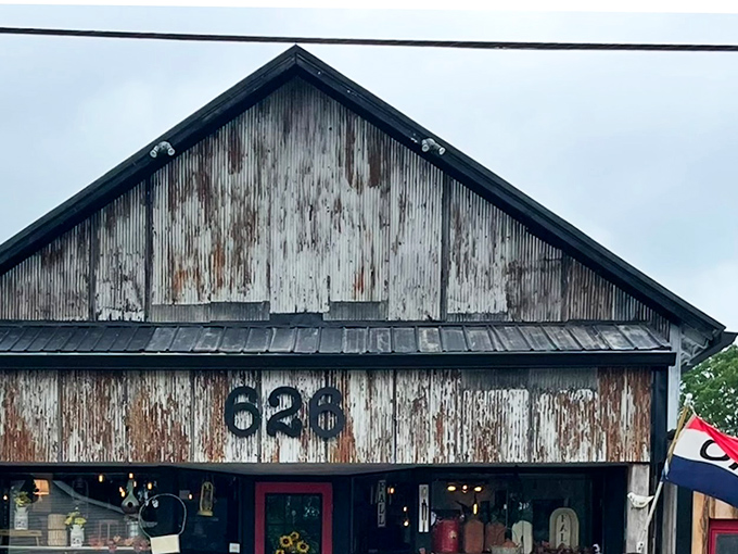 The golden glow of Old Barn Co.'s weathered exterior beckons like a treasure chest waiting to be discovered. Those "636" numbers aren't just an address&mdash;they're an invitation.