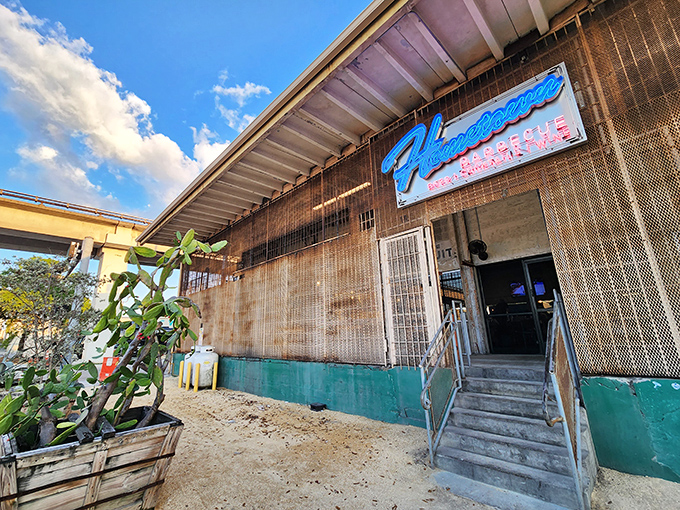 The unassuming wooden exterior of Hometown Barbecue is like a secret handshake &ndash; only those in the know recognize the smoky treasures waiting inside.