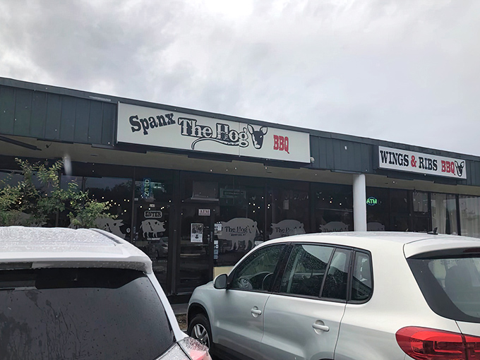 The unassuming exterior hides a smoky wonderland where meat dreams come true daily.