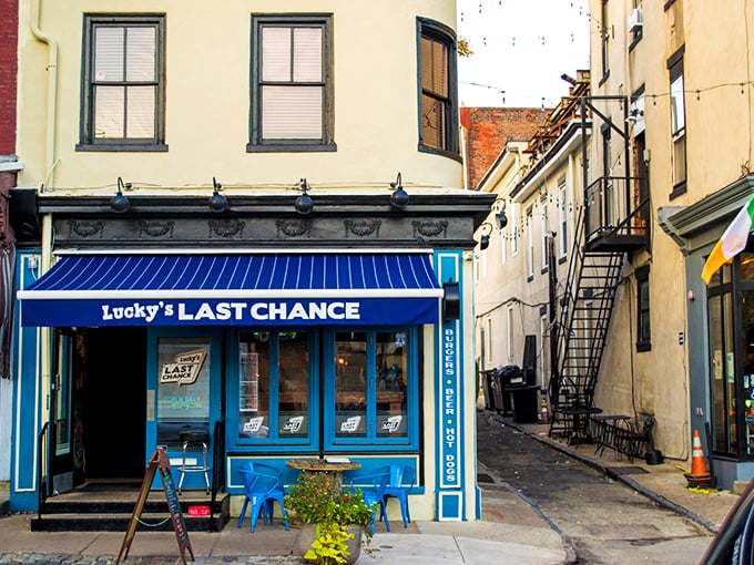 That bright blue storefront isn't trying to hide &ndash; it's confidently announcing Philadelphia's best-kept culinary secret.