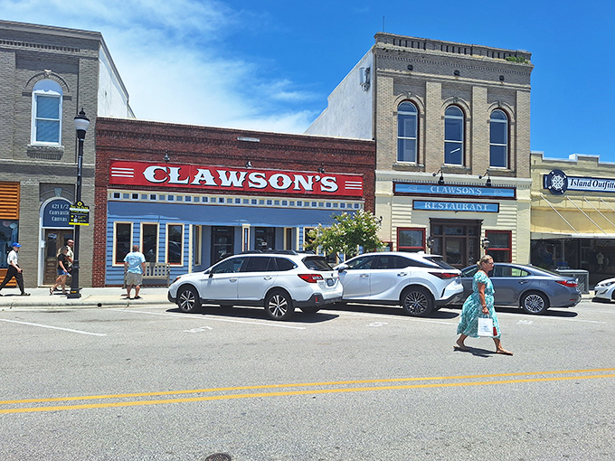 That red storefront isn't just signage – it's a beacon calling food lovers from across North Carolina.