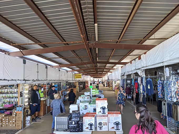 The Arizona Marketplace stretches before you like a retail mirage in the desert, where one person's castoffs become another's treasured discoveries.