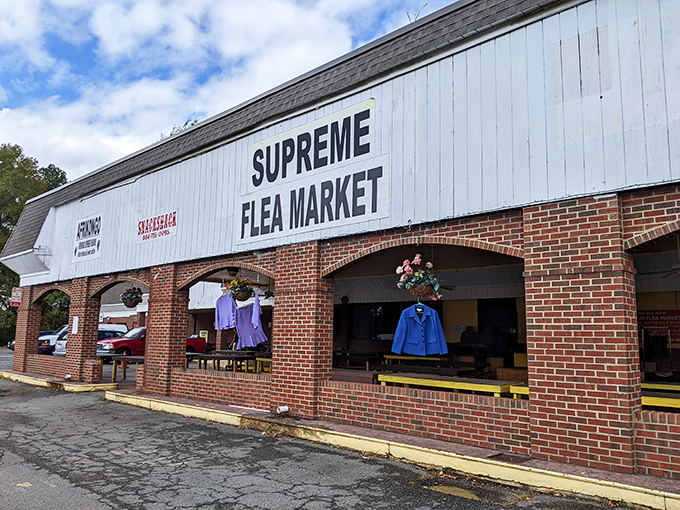 The unassuming brick fa&ccedil;ade of Supreme Flea Market hides a treasure trove within, like finding a secret portal to bargain heaven in Richmond.