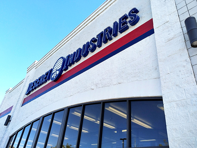 The white building with blue and red signage beckons like a treasure chest waiting to be opened. Sacramento's bargain hunters' paradise sits unassumingly in a suburban strip.