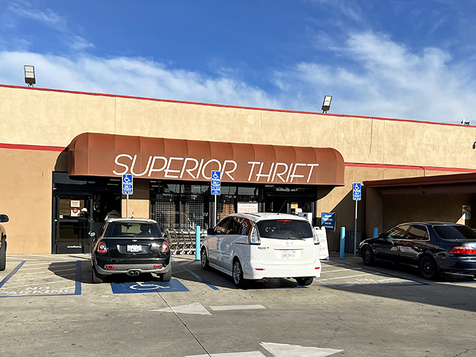 Superior Thrift's unassuming storefront hides a treasure trove within. Like finding a secret passage in your favorite childhood book.