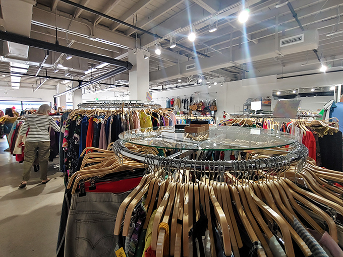 That distinctive storefront mural whispers "treasures await inside" louder than your neighbor's leaf blower.