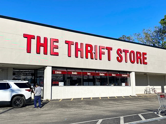 The no-frills exterior says it all &ndash; straightforward, honest, and promising treasures within that won't break your bank account.