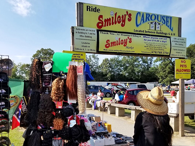 The indoor market corridor stretches like a treasure map waiting to be explored, with fresh produce and colorful merchandise lining both sides of this bargain hunter's paradise.