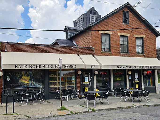 The brick facade of Katzinger's stands like a delicious time capsule in German Village, promising sandwich nirvana behind those welcoming doors.
