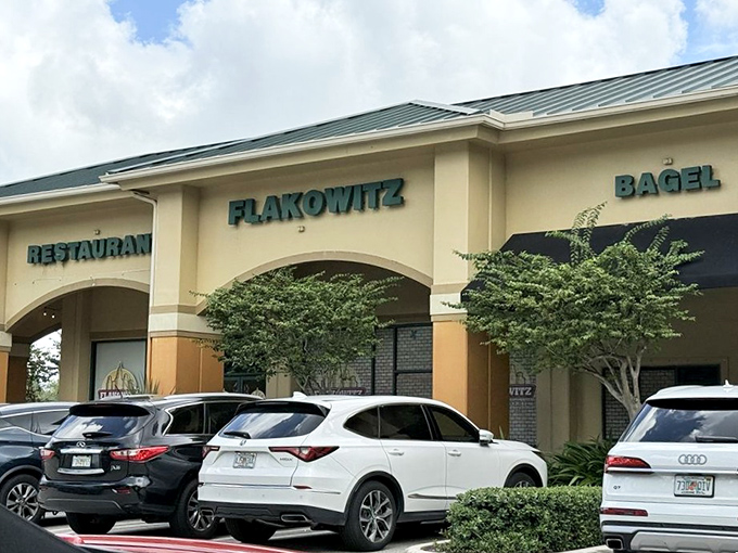 Flakowitz's unassuming strip mall exterior is like finding a Rolex in a cereal box&mdash;the ultimate reminder to never judge a deli by its stucco. 