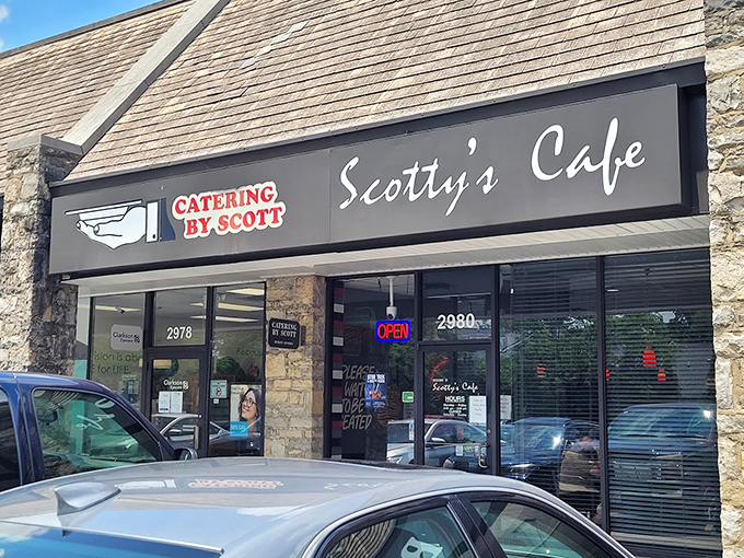 Nestled in a stone-faced strip mall, Scotty's Cafe's unassuming exterior hides culinary treasures that locals have been keeping secret from the Instagram crowd.
