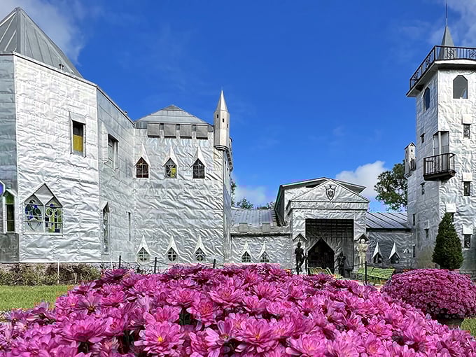 Behold the shimmering fortress that makes Disney's castle look positively understated and ordinary.