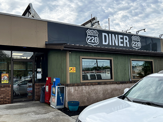 The unassuming exterior of Route 220 Diner stands like a beacon for hungry travelers &ndash; proof that culinary treasures often hide in plain sight.