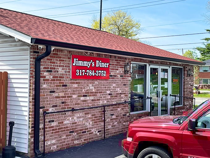 The unassuming brick exterior of Jimmy's Diner might fool you into driving past&mdash;but that would be a breakfast tragedy of epic proportions.