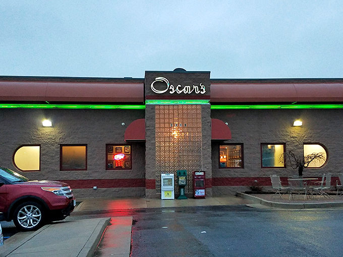 Oscar's Classic Diner stands ready for another day of breakfast glory in Jefferson City.