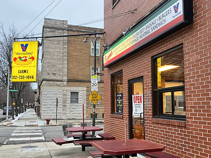 That classic Chicago storefront charm hits you before you even taste the magic inside.
