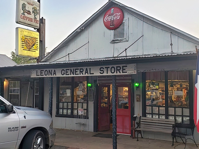 The Leona General Store stands ready like a friend who always has dinner waiting for you.