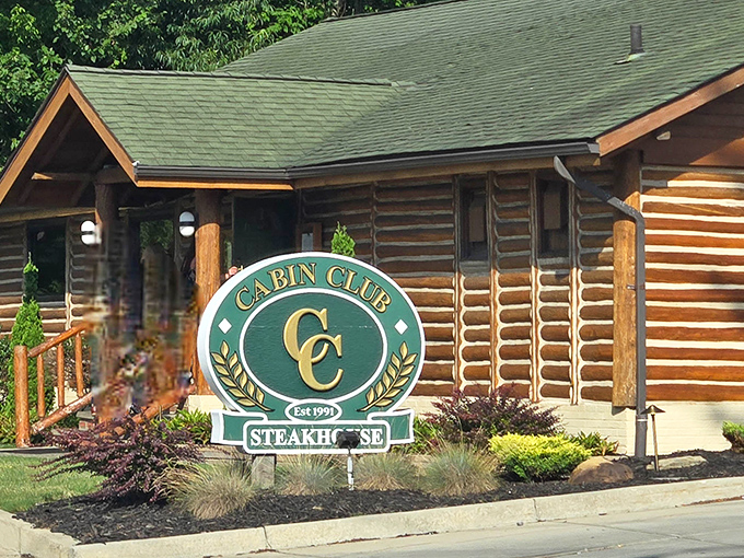 The log cabin exterior of Cabin Club isn't just charming&mdash;it's a culinary plot twist in suburban Westlake. Like finding Thoreau's cabin, but with much better food.