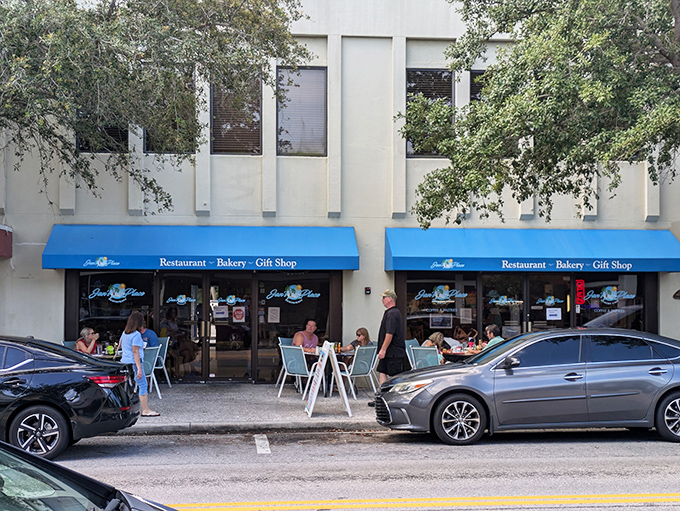 Those iconic blue awnings aren't just for show&mdash;they're like a beacon for breakfast lovers seeking refuge from ordinary morning meals.