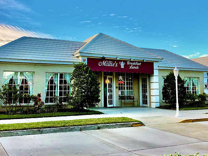 Millie's charming exterior promises little but delivers everything&mdash;a burgundy awning beckoning breakfast lovers like a culinary lighthouse on Sarasota's shore.