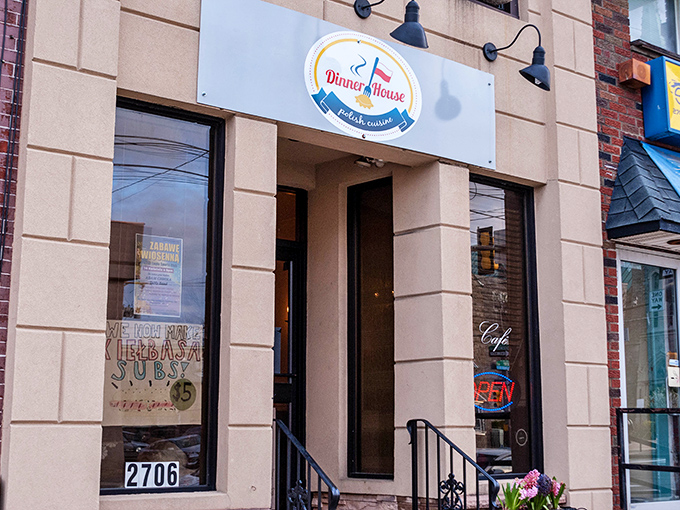 The unassuming storefront of The Dinner House beckons like a secret handshake among Polish food enthusiasts. Culinary treasures await inside!