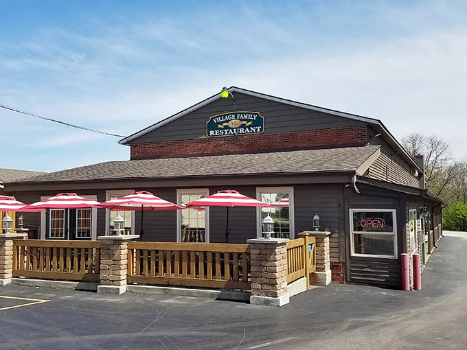 The unassuming exterior of Village Family Restaurant in Waynesville hides culinary treasures within. Sometimes the best meals come from places that don't need fancy facades.
