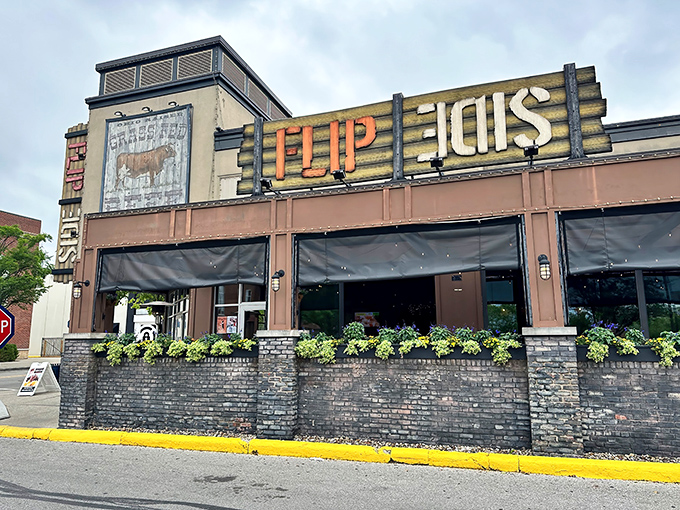 The exterior promises good times ahead &ndash; and those sweet potato fries are waiting inside like buried treasure.